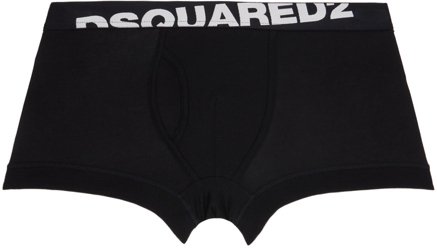 Dsquared2 Two-Pack Black Basic Boxer Briefs Dsquared2