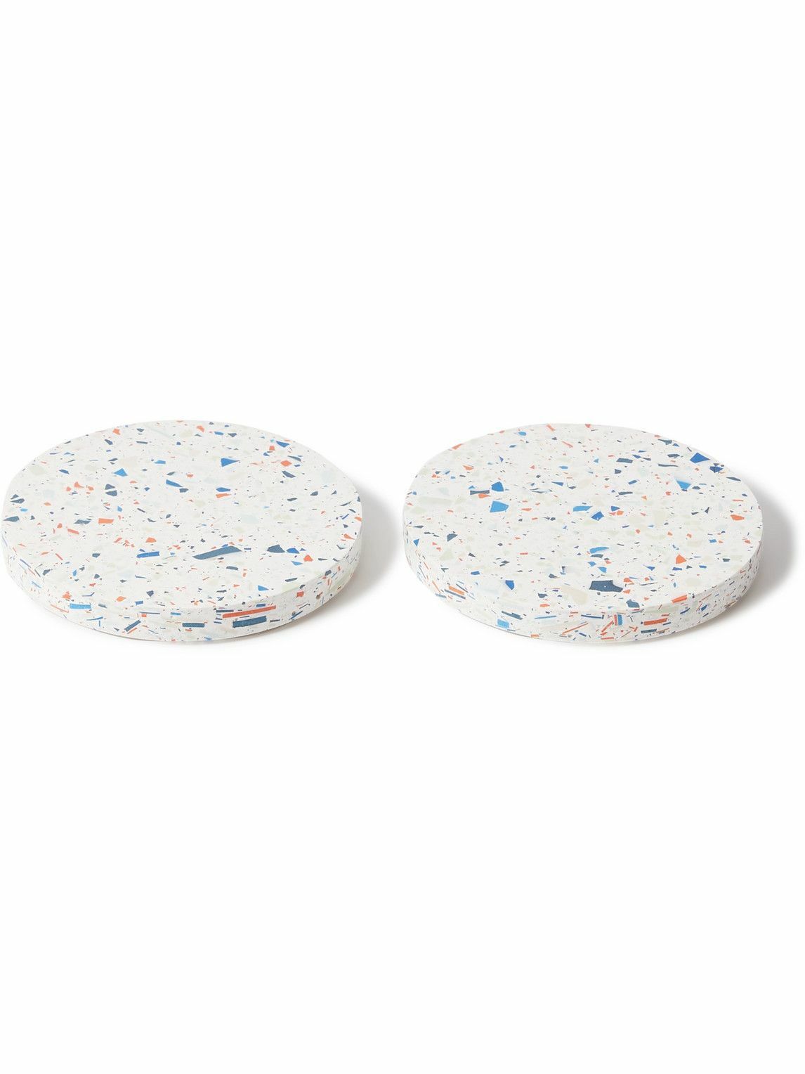 Katie Gillies - Set of Two Marble-Effect Jesmonite Coasters