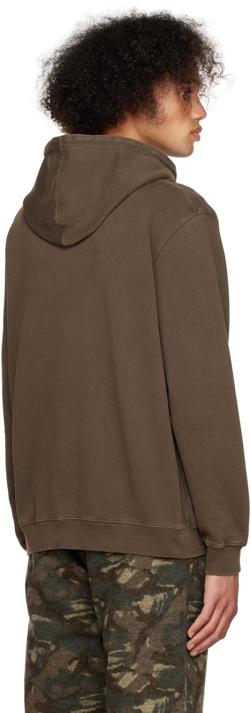 Gramicci Brown One Point Hoodie Gramicci