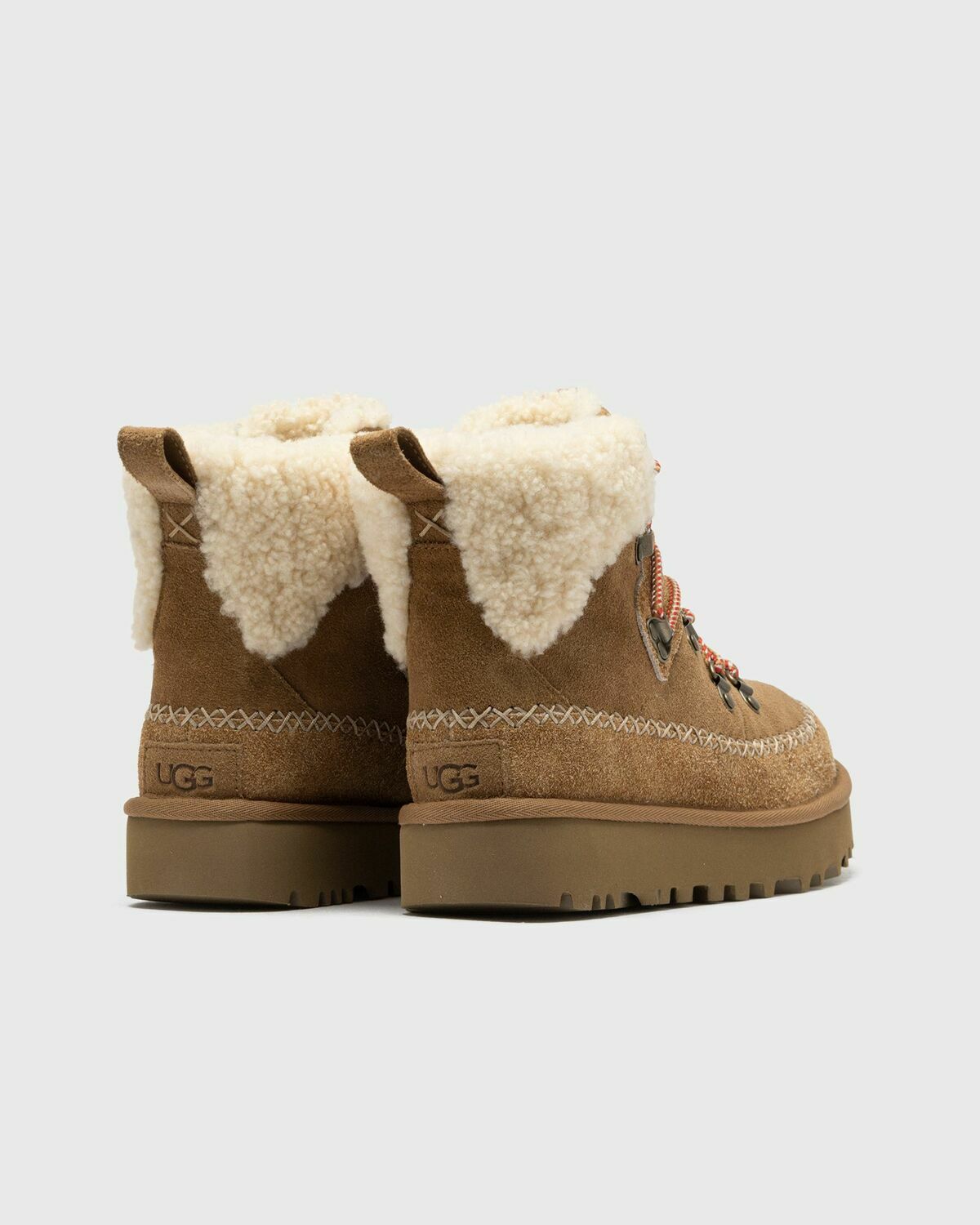 Ugg Classic Alpine Lace Up Brown Boots Ugg