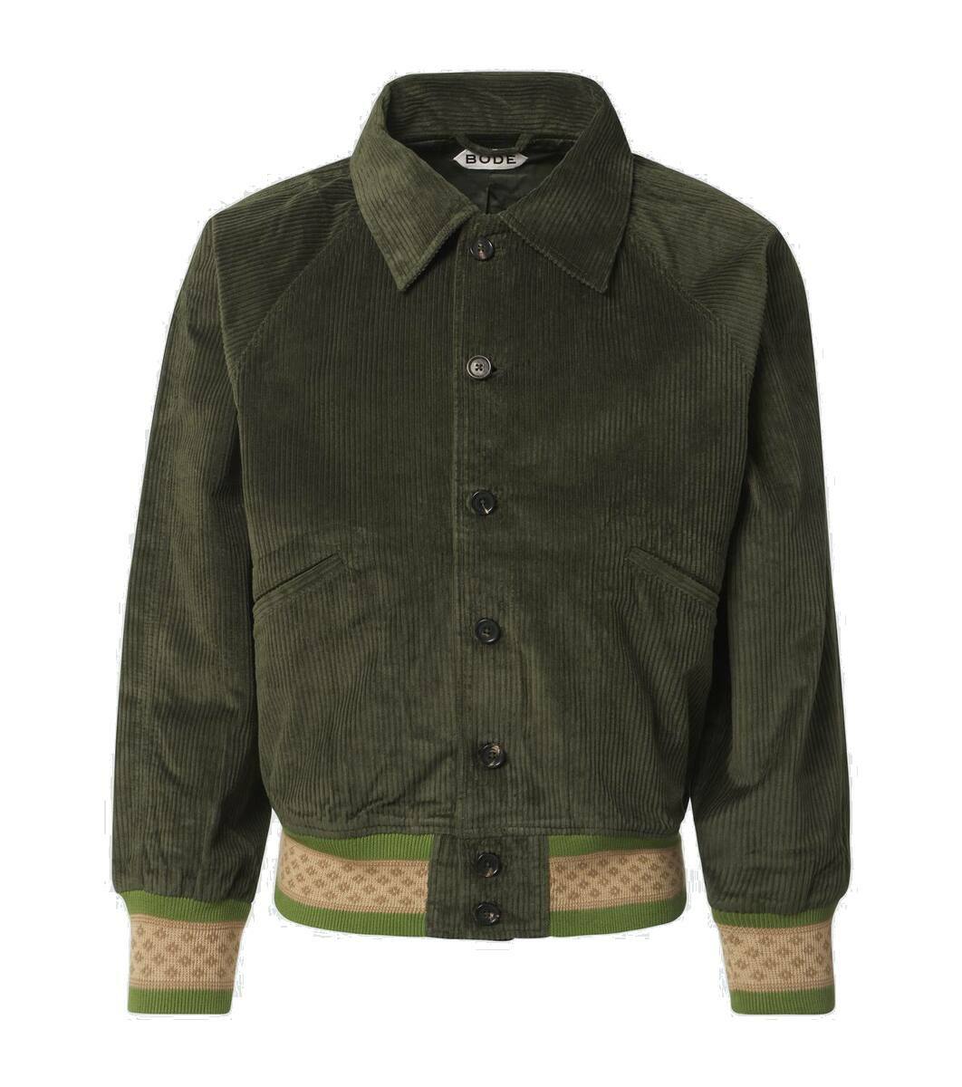 Bode Peerie cotton corduroy jacket Bode