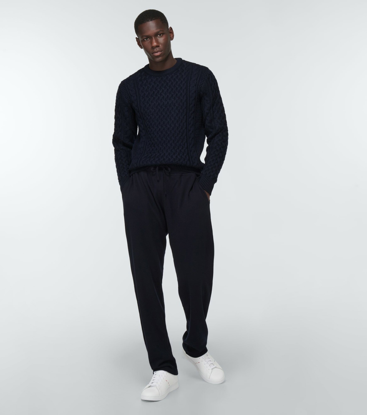 Kiton - Cashmere drawstring pants Kiton