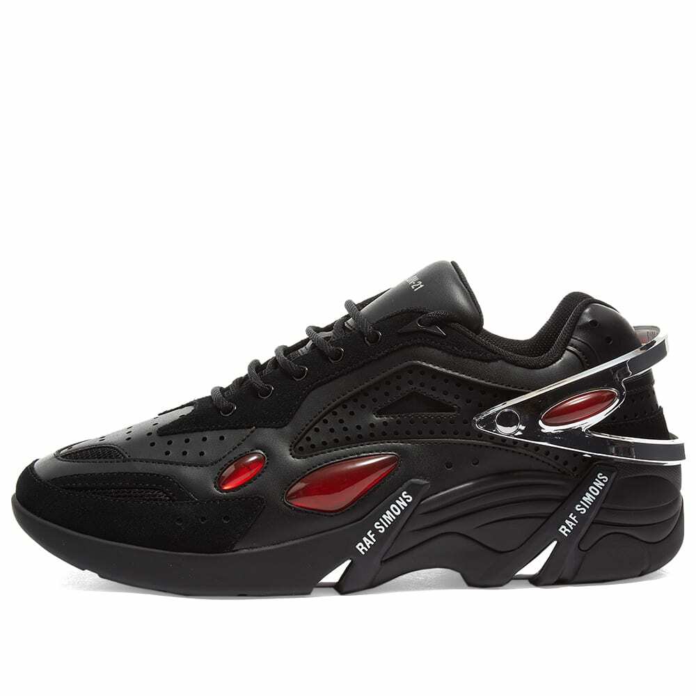Raf Simons Men's Cylon 21 Sneakers in Black Red Raf Simons