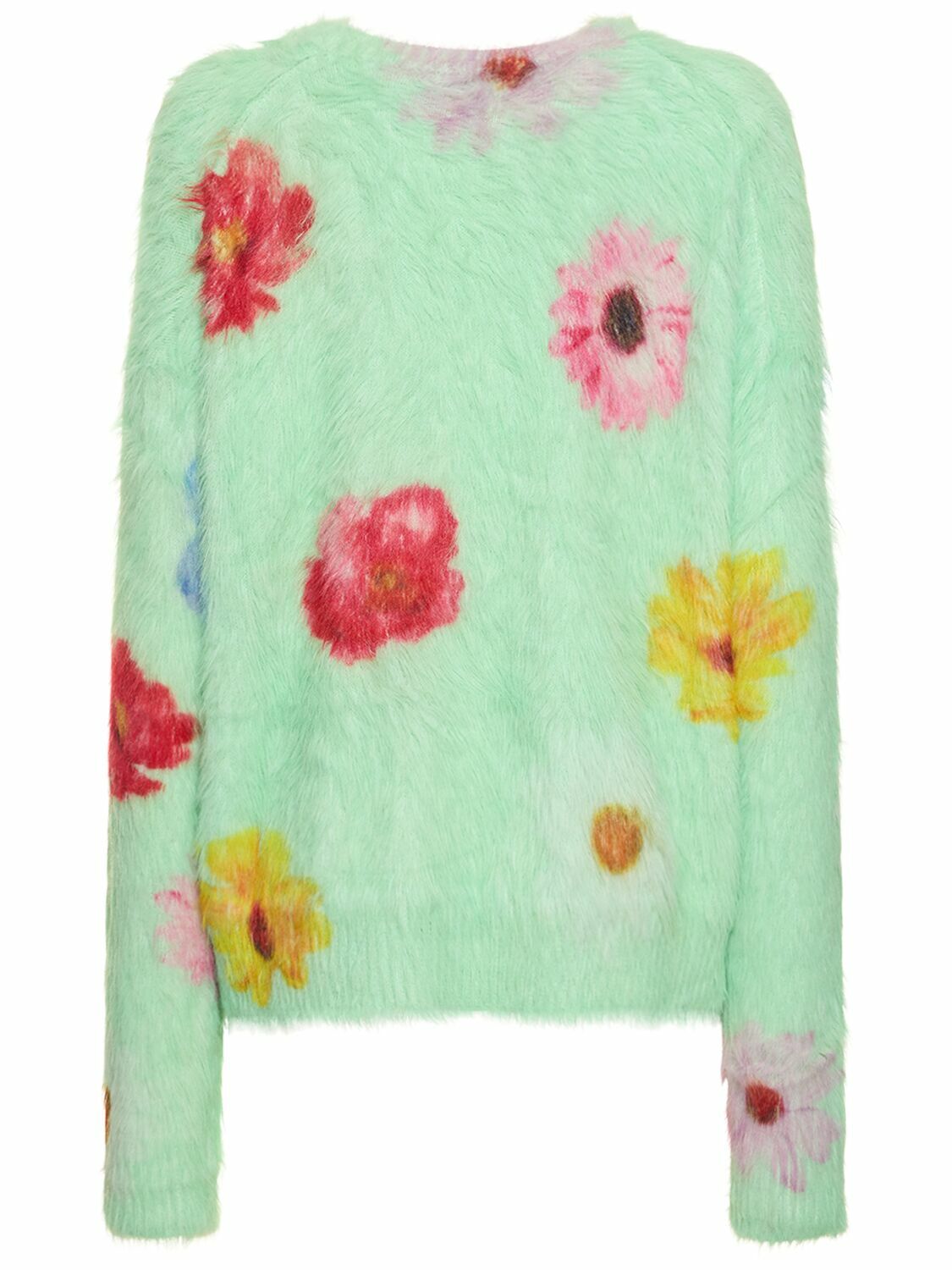 ACNE STUDIOS - Flowers Oversized Furry Sweater Acne Studios