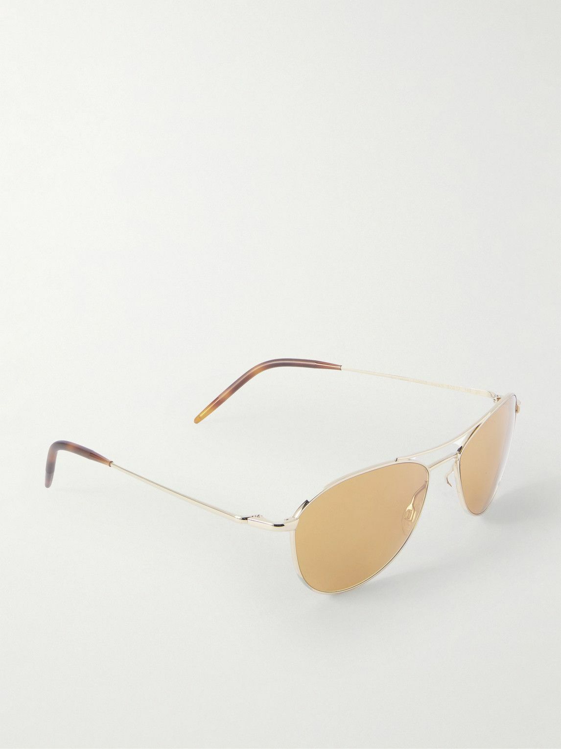 Oliver Peoples - Aero II Aviator-Style Gold-Tone Sunglasses Oliver Peoples