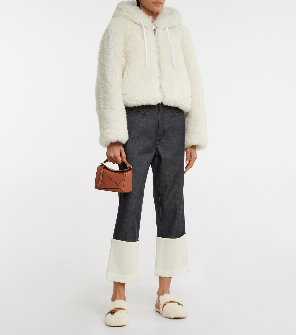 Loewe - Gate shearling slippers Loewe