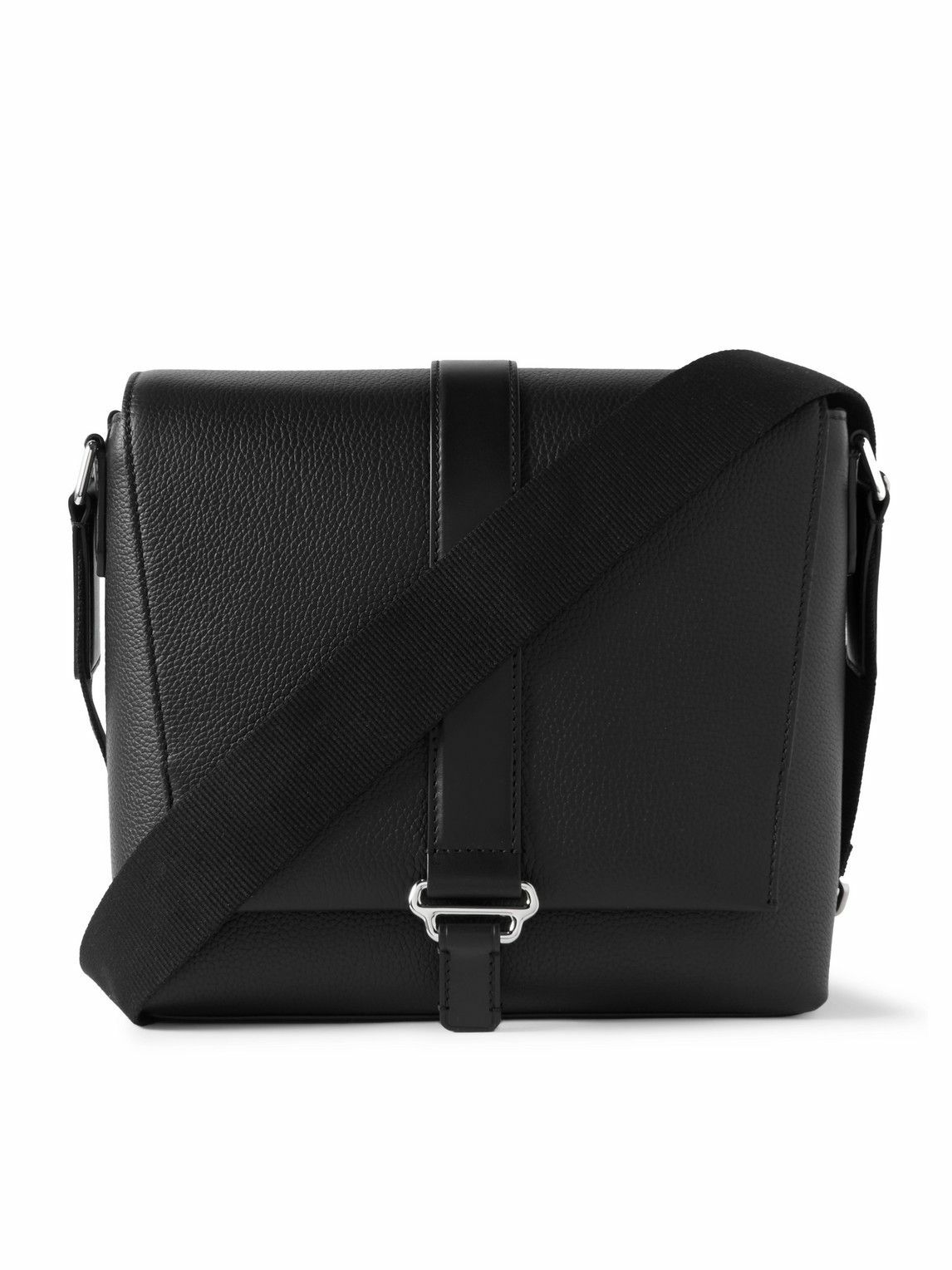 Dunhill - 1893 Harness Flap Full-Grain Leather Messenger Bag Dunhill