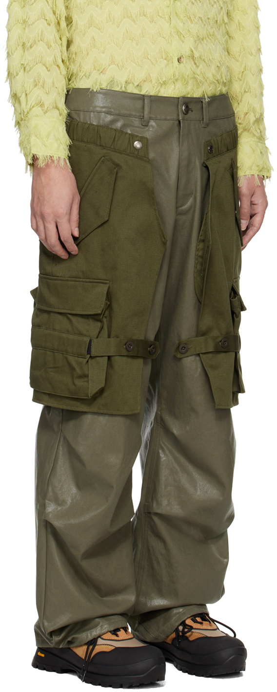 Andersson Bell Khaki Raptor Cargo Pants Andersson Bell
