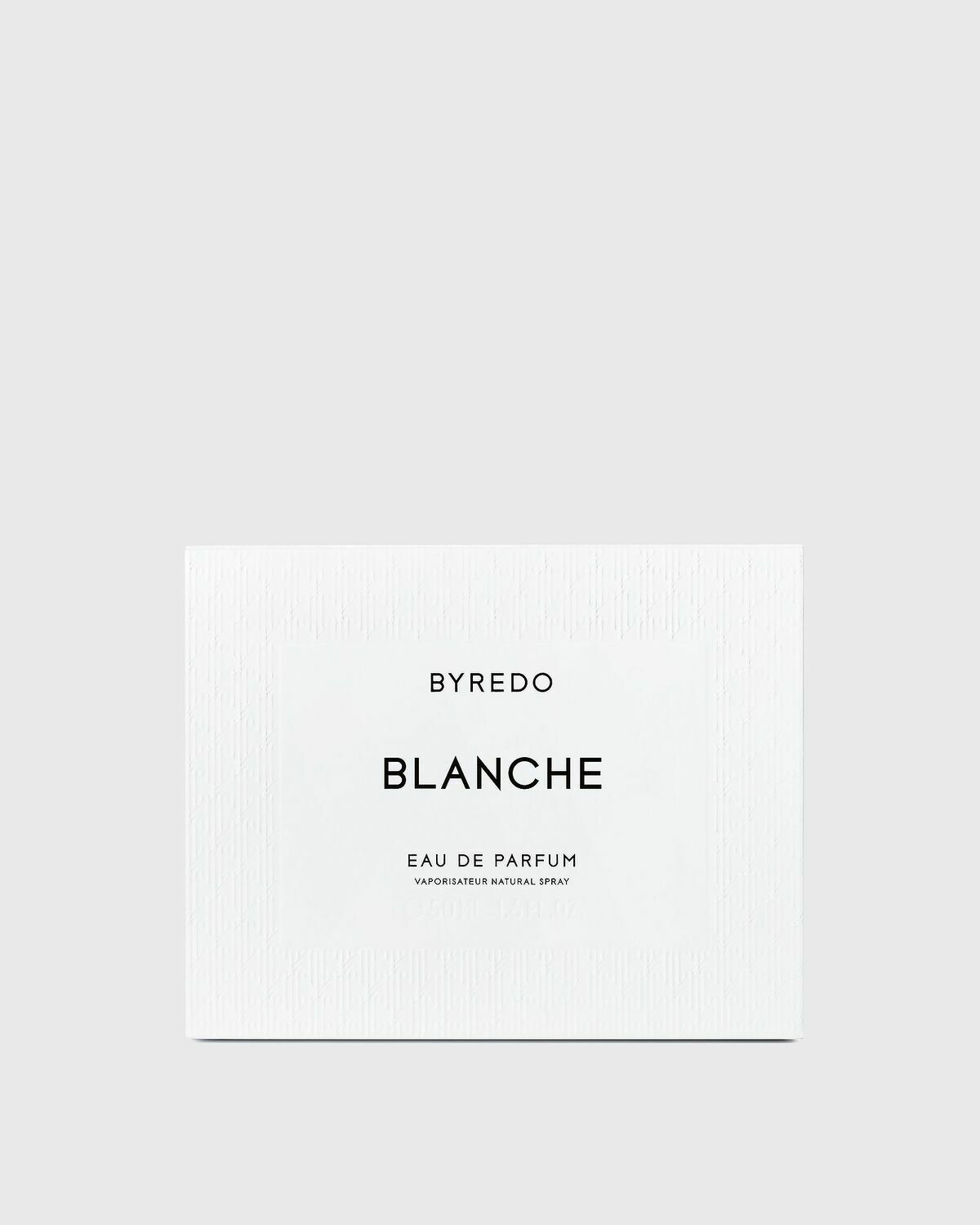 Byredo Edp Blanche 50 Ml White Perfume & Fragrance Byredo