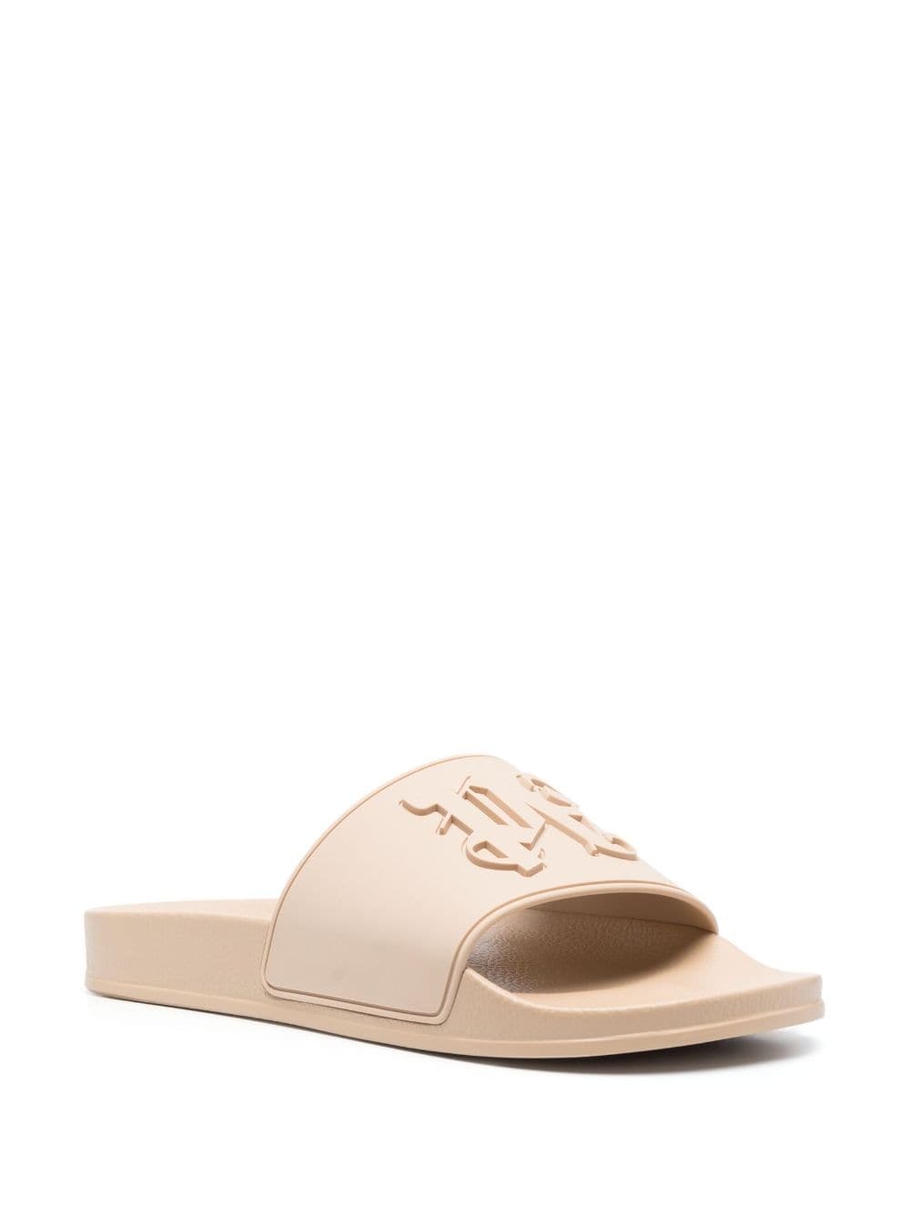 PALM ANGELS - Monogram Pool Sliders Palm Angels