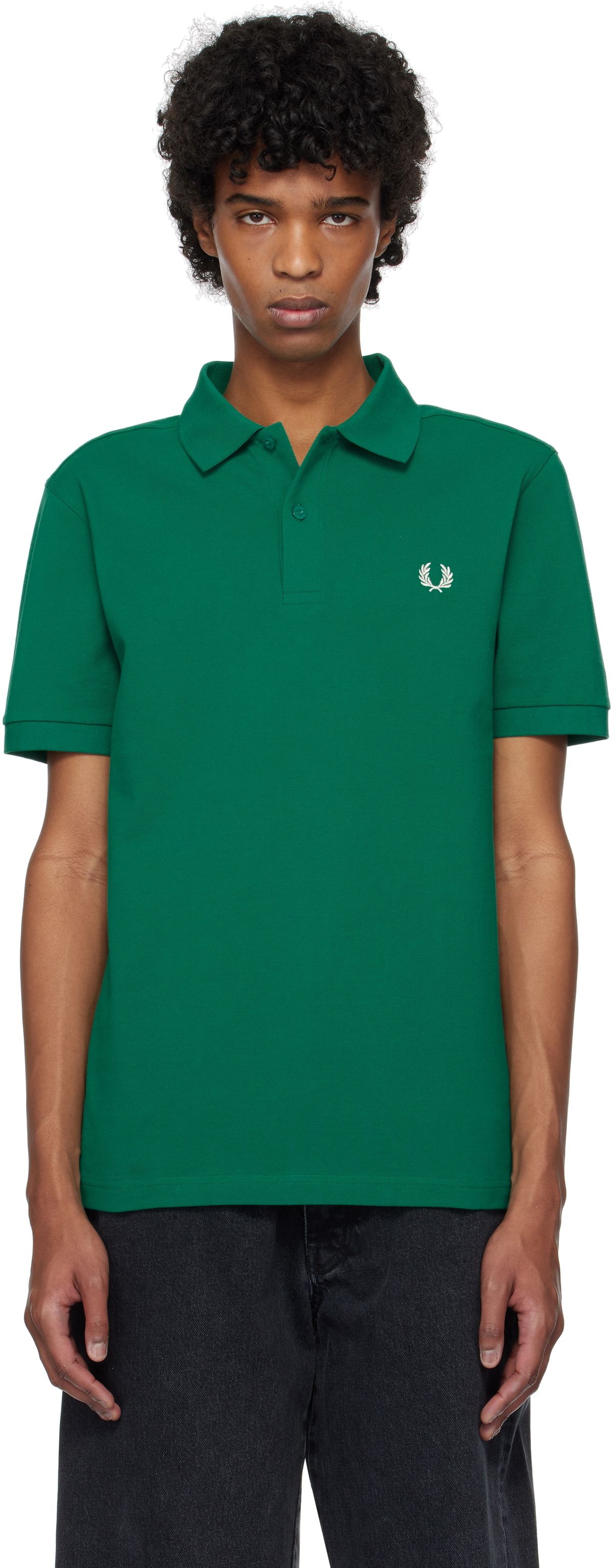 Fred Perry Green M6000 Polo Fred Perry
