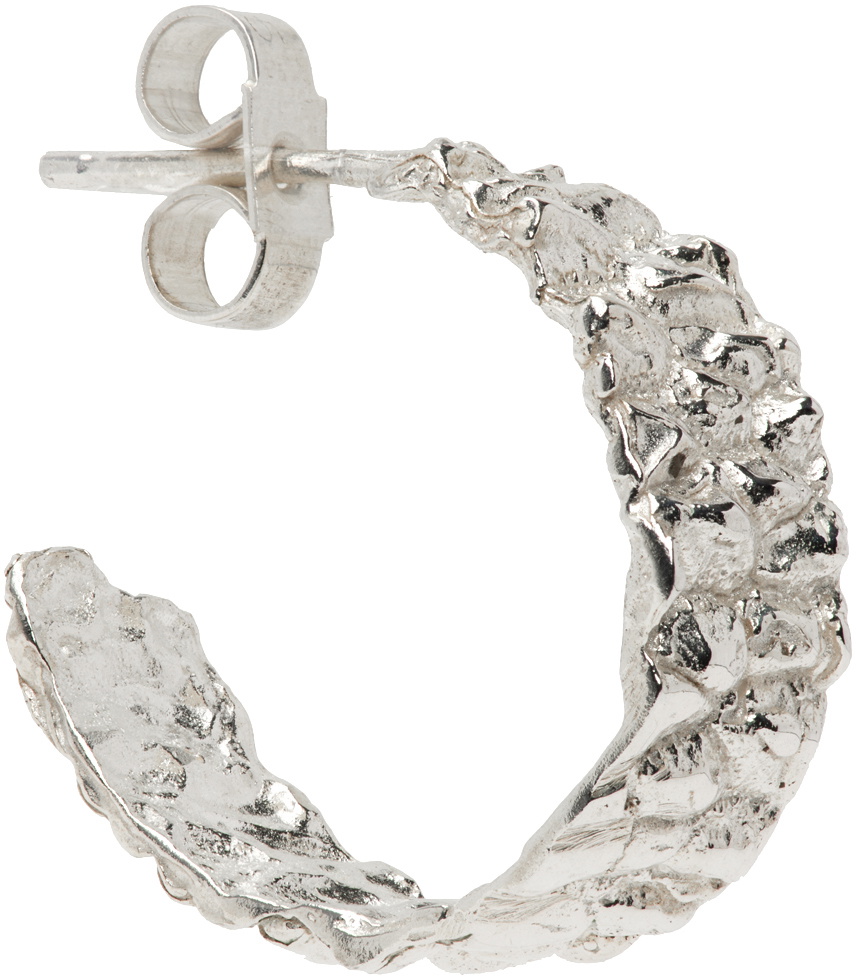 octi Silver Spiky Skin Hoop Earring octi