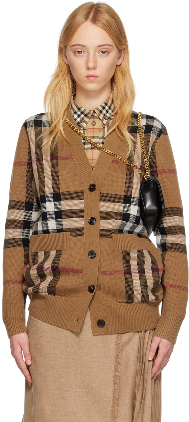 Burberry Brown Willah Cardigan Burberry