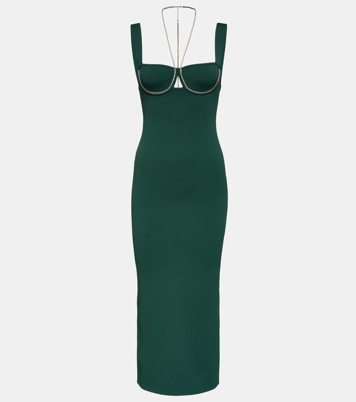 Galvan Celeste embellished midi dress Galvan