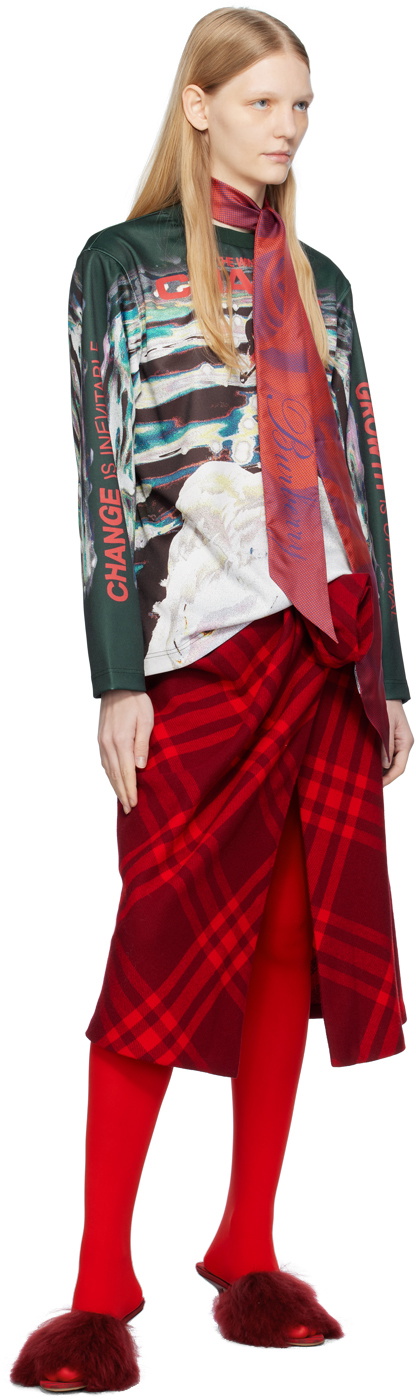 Burberry Red Rose Scarf Burberry