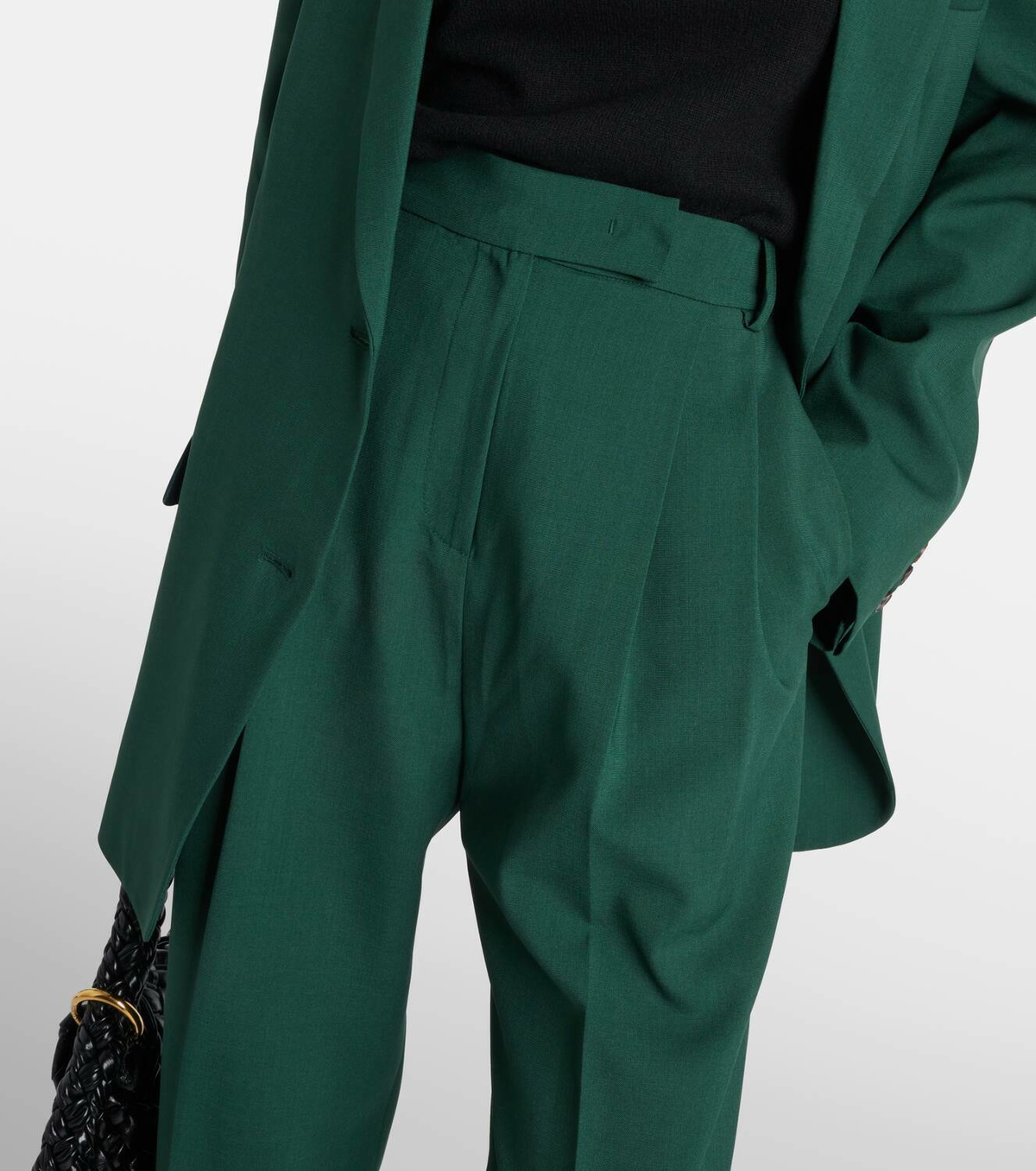 The Frankie Shop Bea high-rise straight pants The Frankie Shop