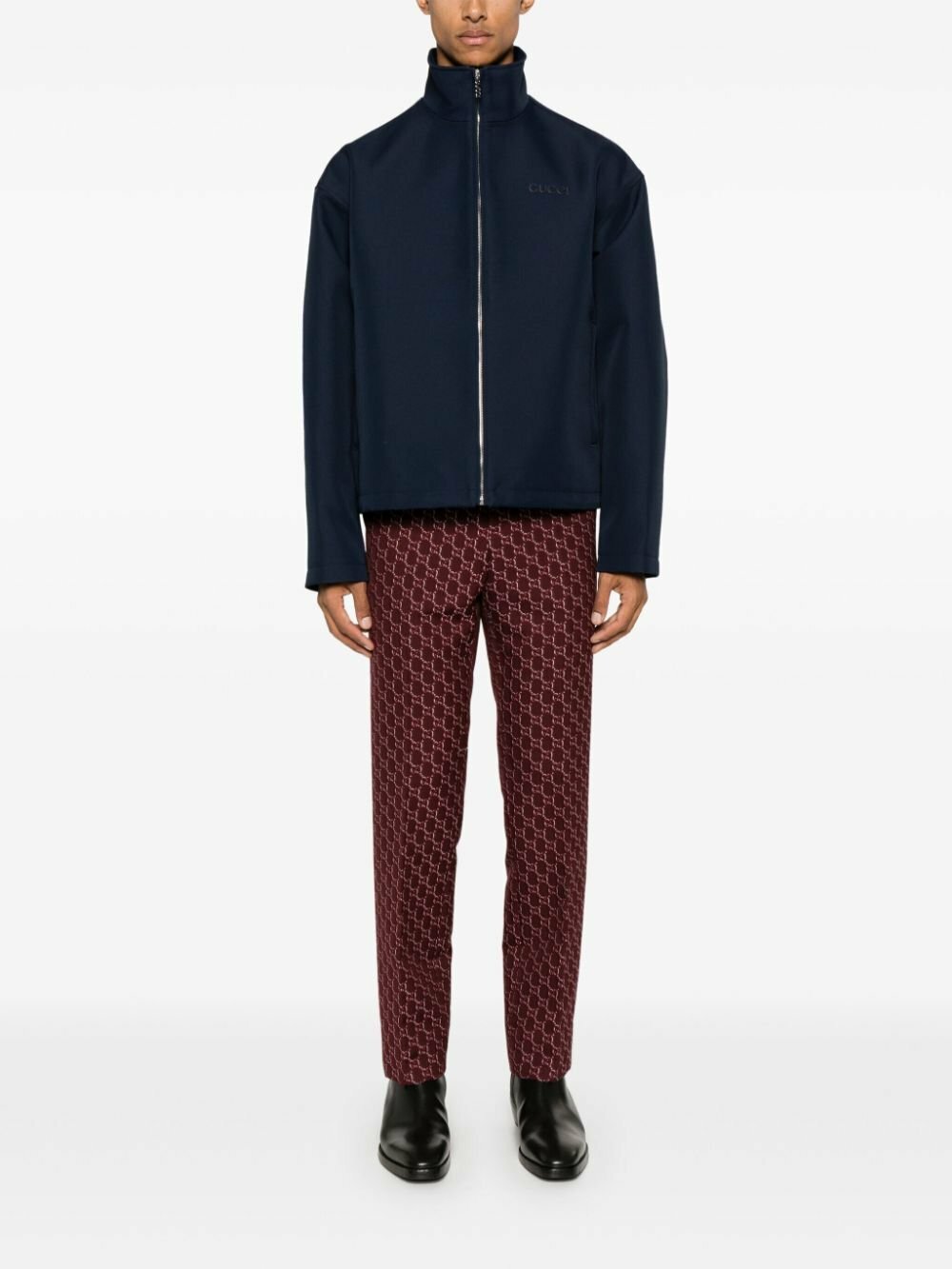 Gucci Logo Embroidered Jacket Gucci