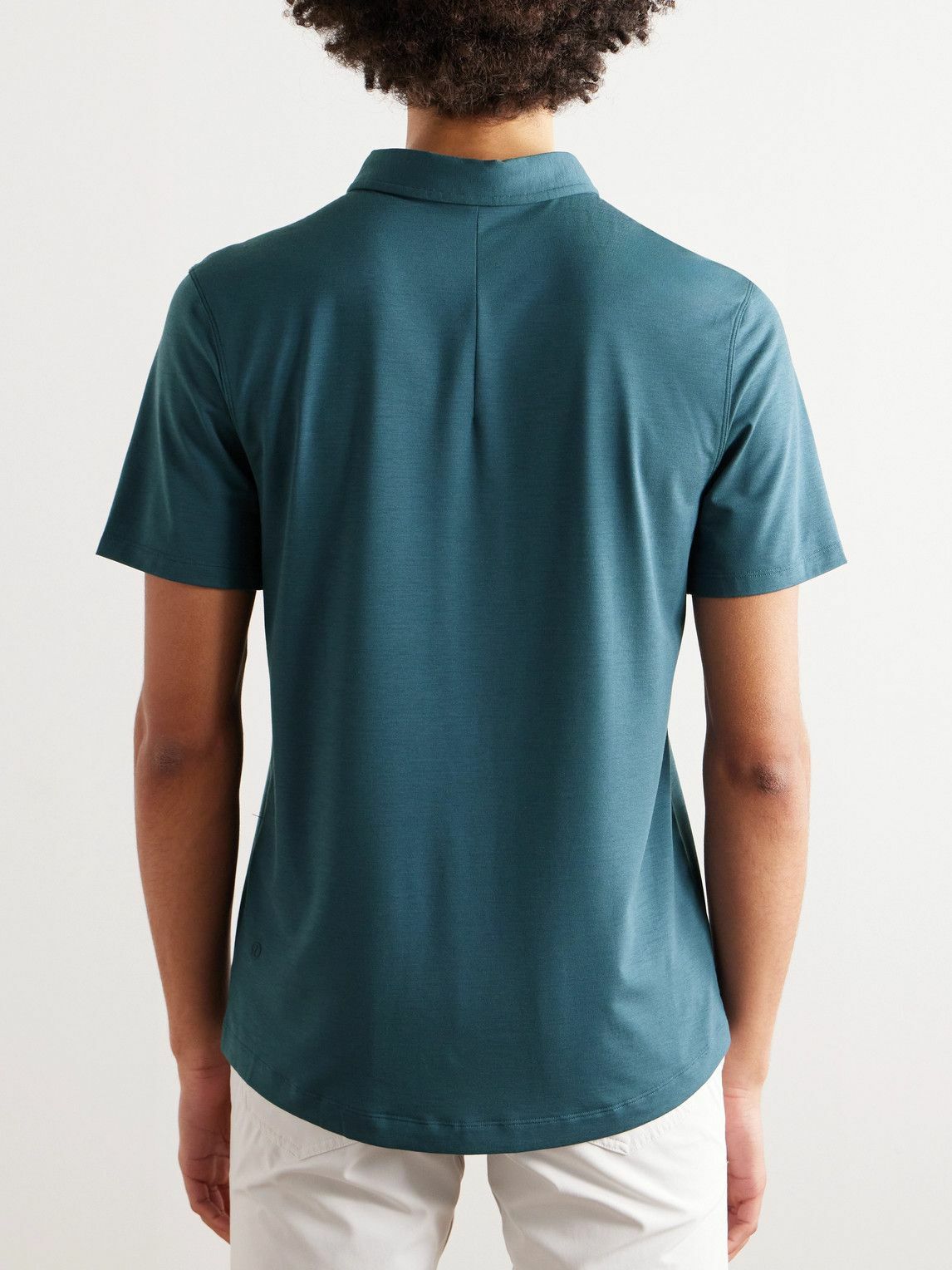 Lululemon - Evolution Stretch-Jersey Golf Polo Shirt - Blue Lululemon