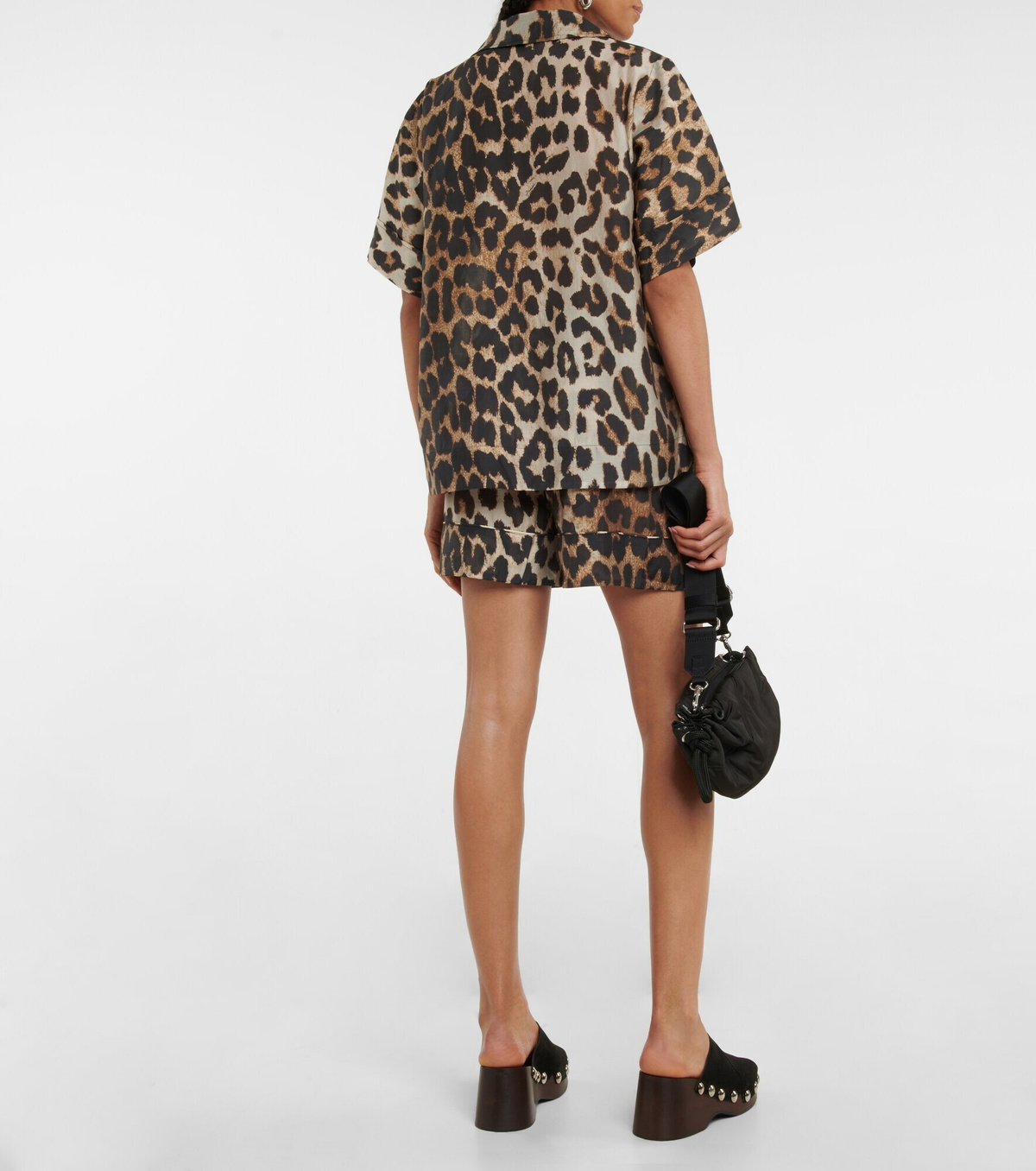 Ganni - Leopard-print top GANNI