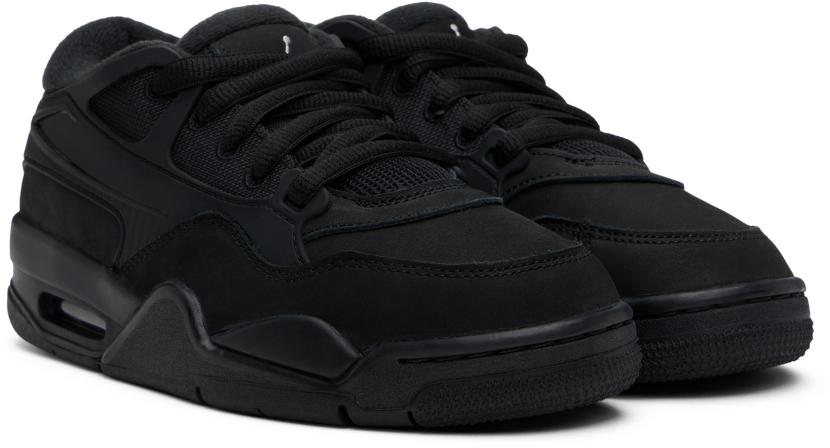 Nike Jordan Big Kids Black Air Jordan 4 RM Sneakers Nike Jordan Brand