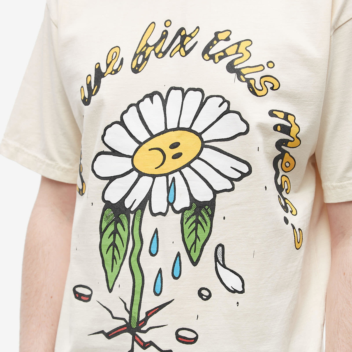 MARKET Men's The Roots T-Shirt in Sand MARKET