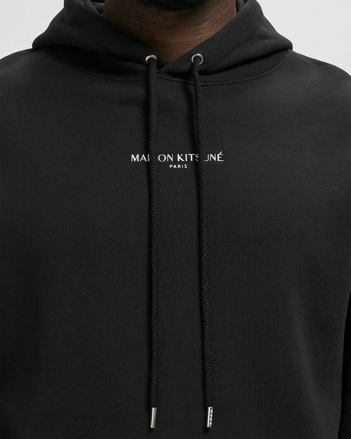 Maison Kitsune PARIS COMFORT HOODIE Black Mens Hoody Maison Kitsune