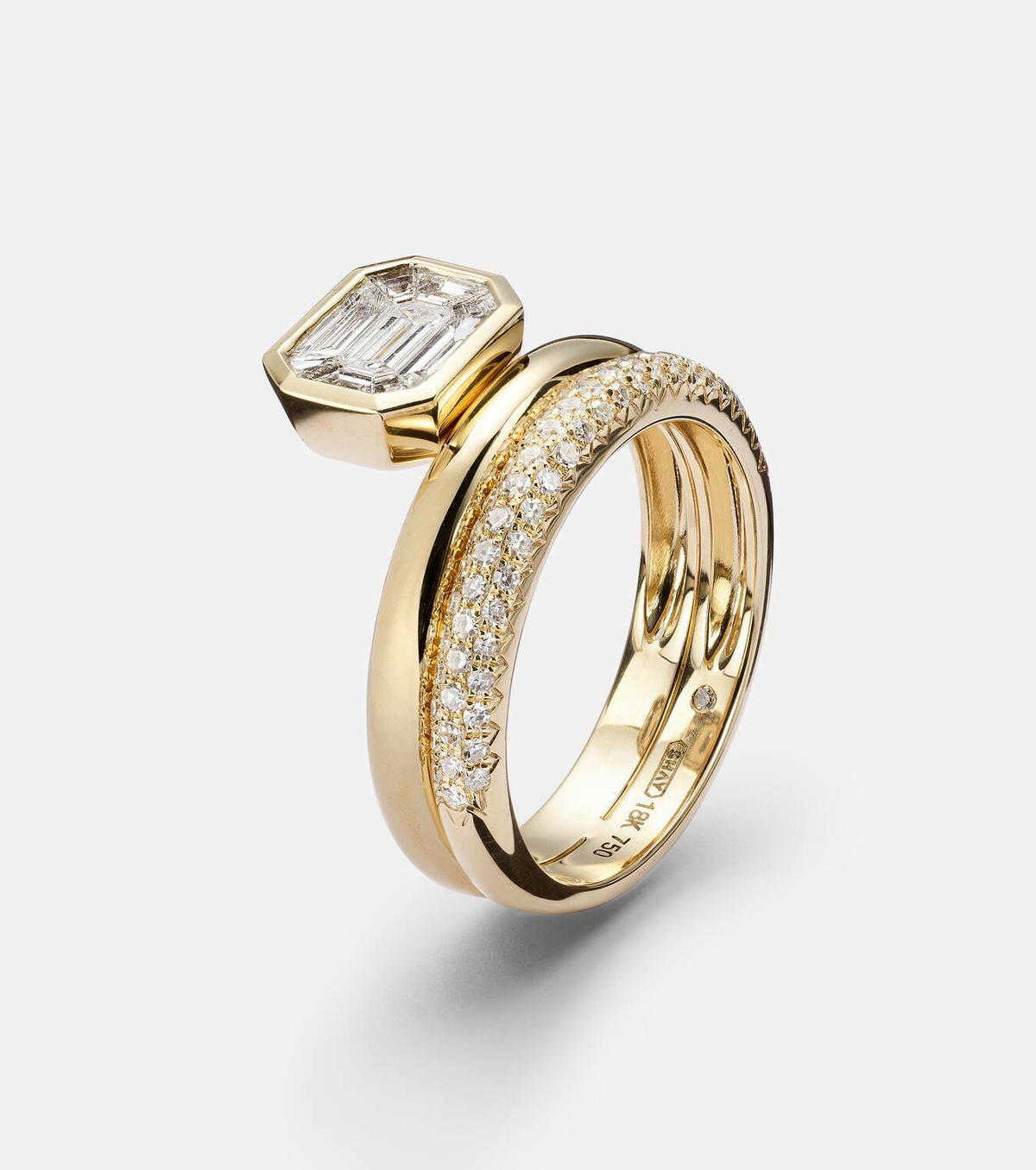 Shay Jewelry 18kt gold ring with diamonds Shay Jewelry