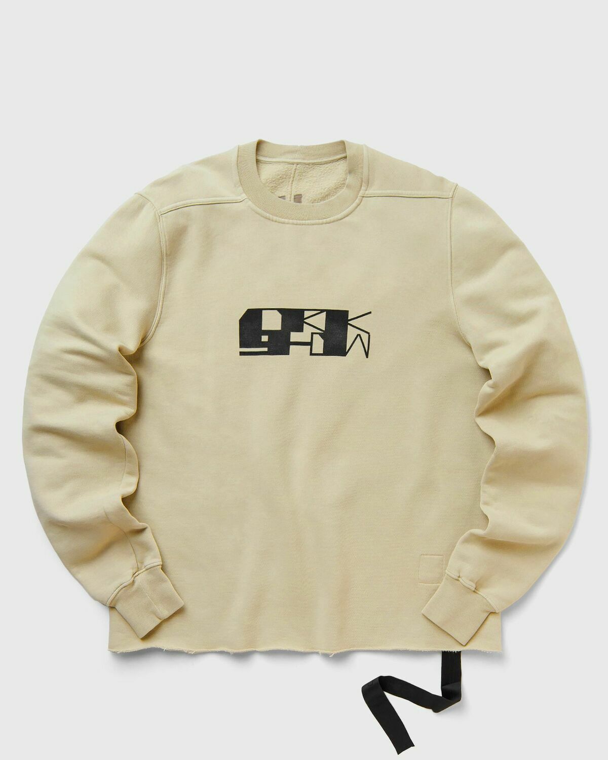 Rick Owens Drkshdw Crewneck Sweat Beige Sweatshirts Rick Owens