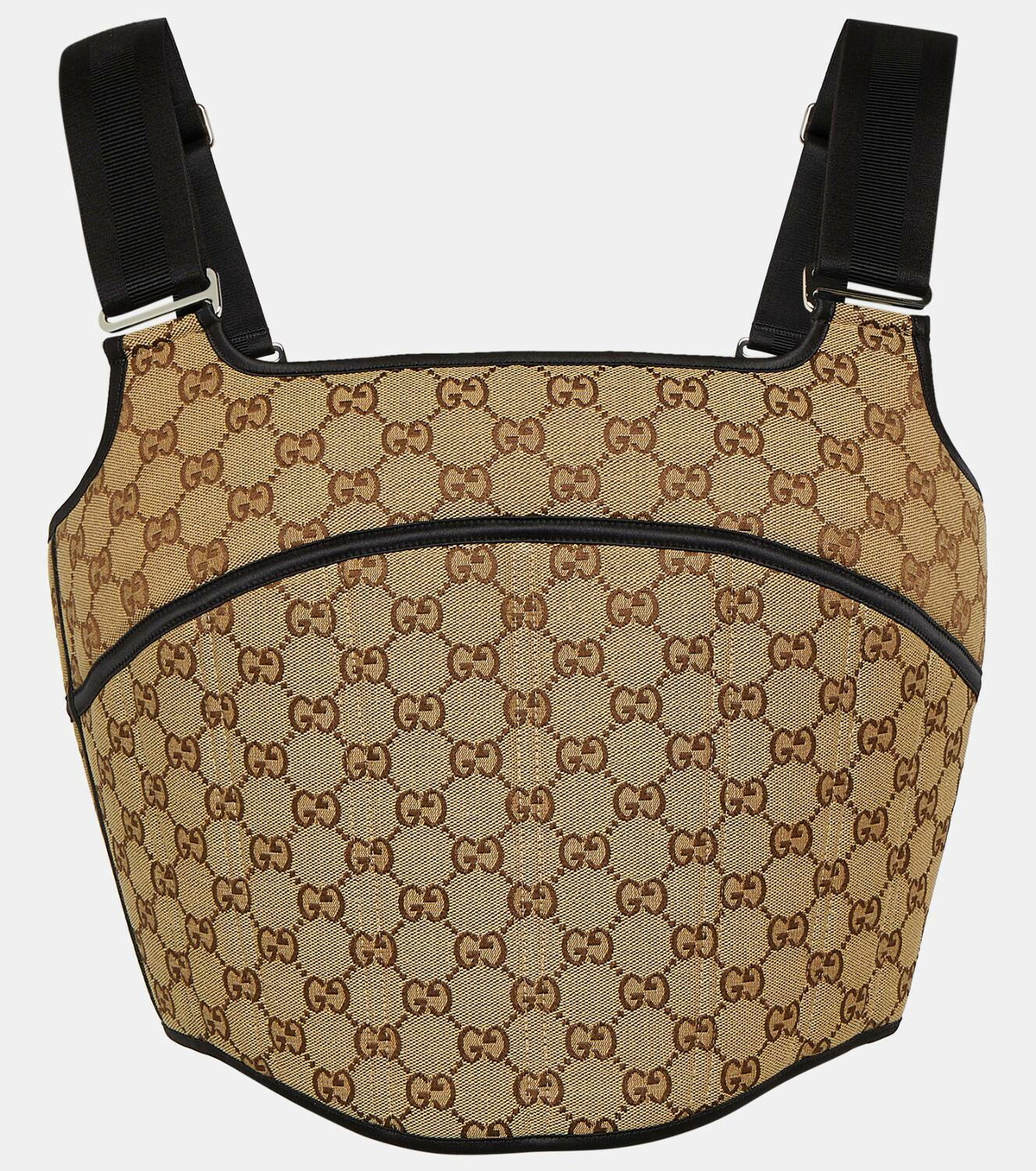 Gucci GG cotton-blend bustier top Gucci