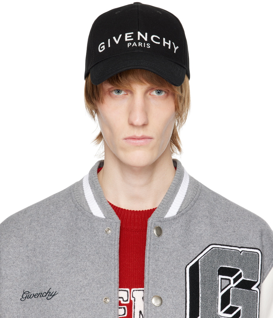 Givenchy Black Embroidered Cap Givenchy