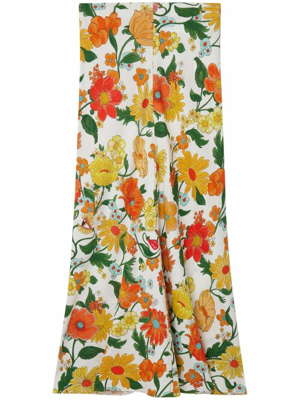 STELLA MCCARTNEY - Floral Print Midi Skirt Stella McCartney