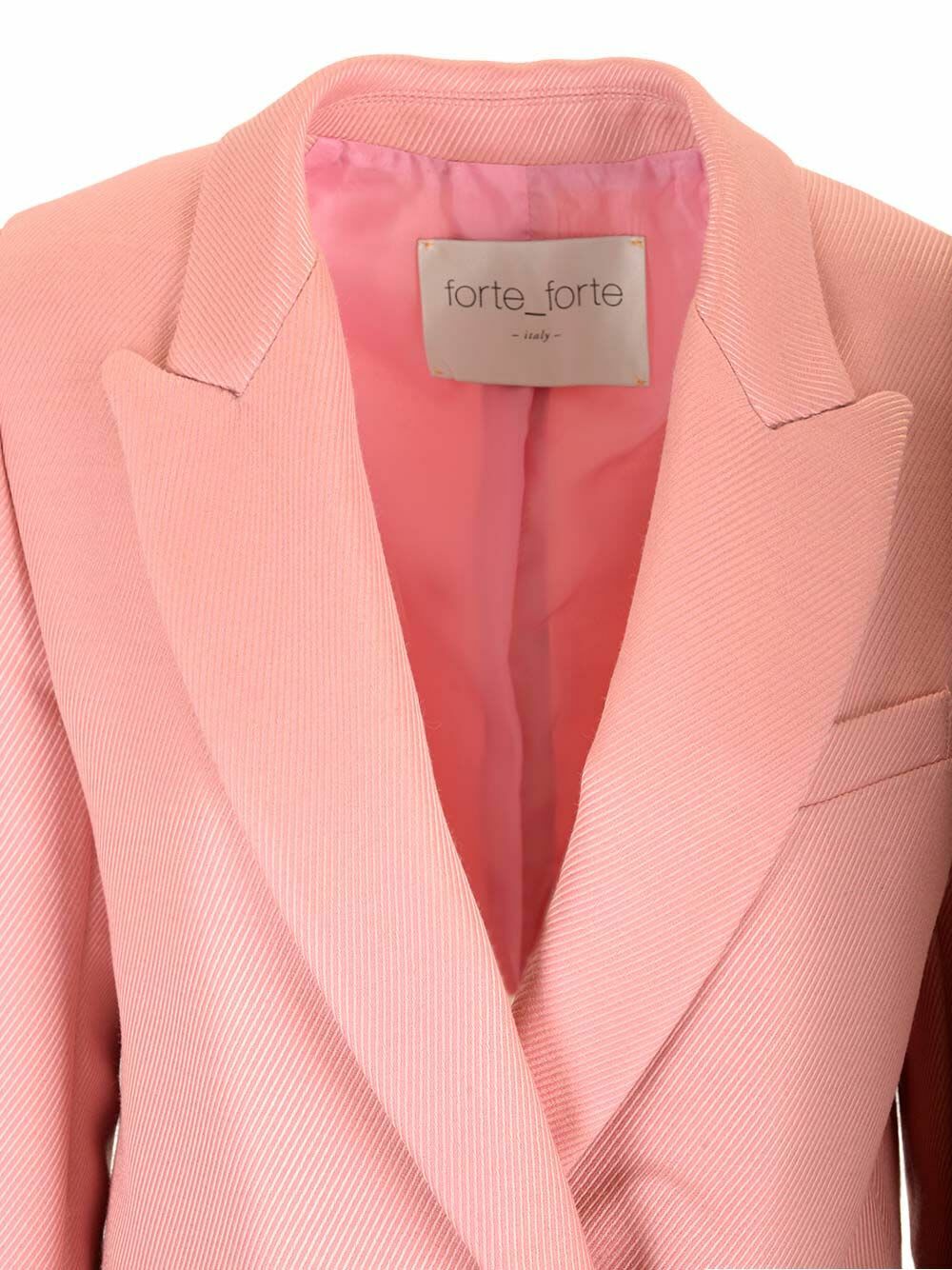 Forte_Forte Digonal Structure Couture Double-breasted Jacket Forte Forte