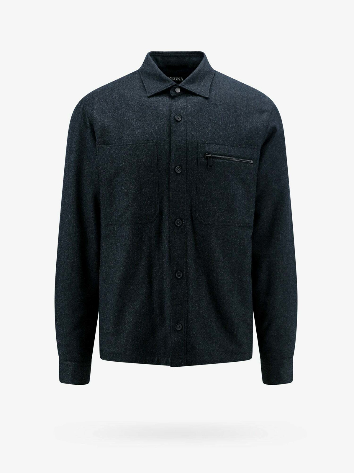 Zegna Jacket Grey Mens Zegna