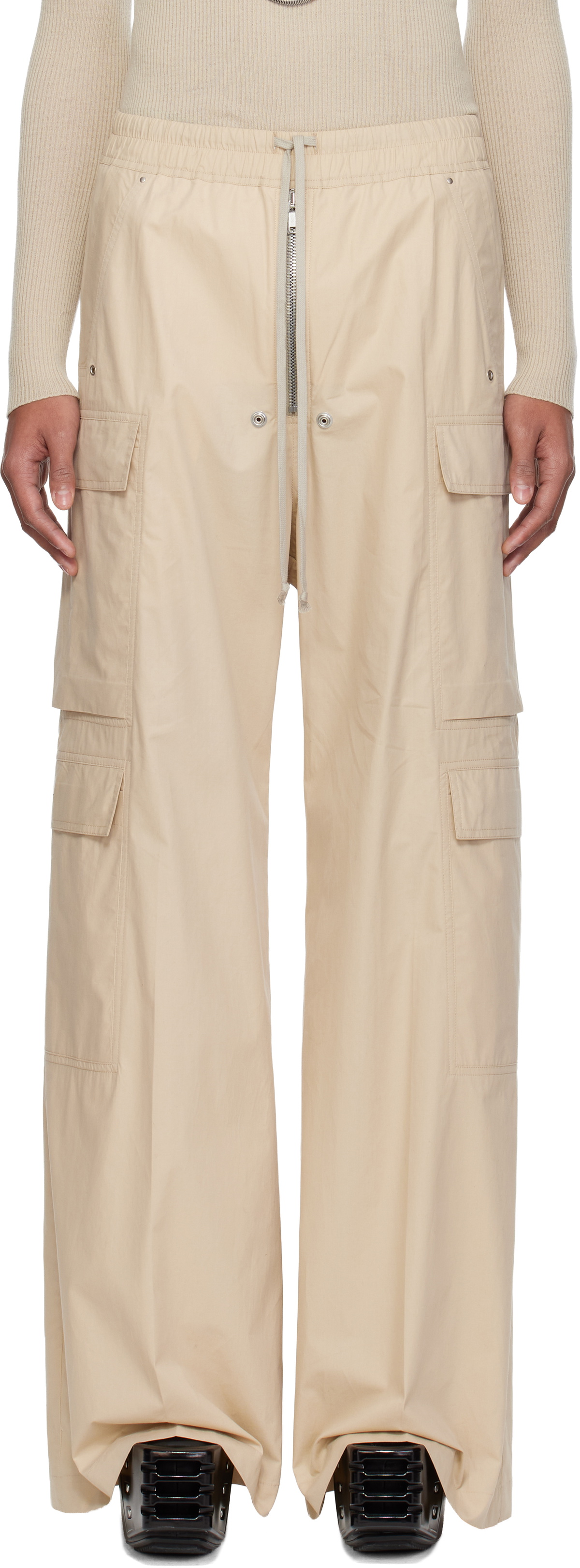 Rick Owens Off-White Temple Cargobelas Cargo Pants Rick Owens