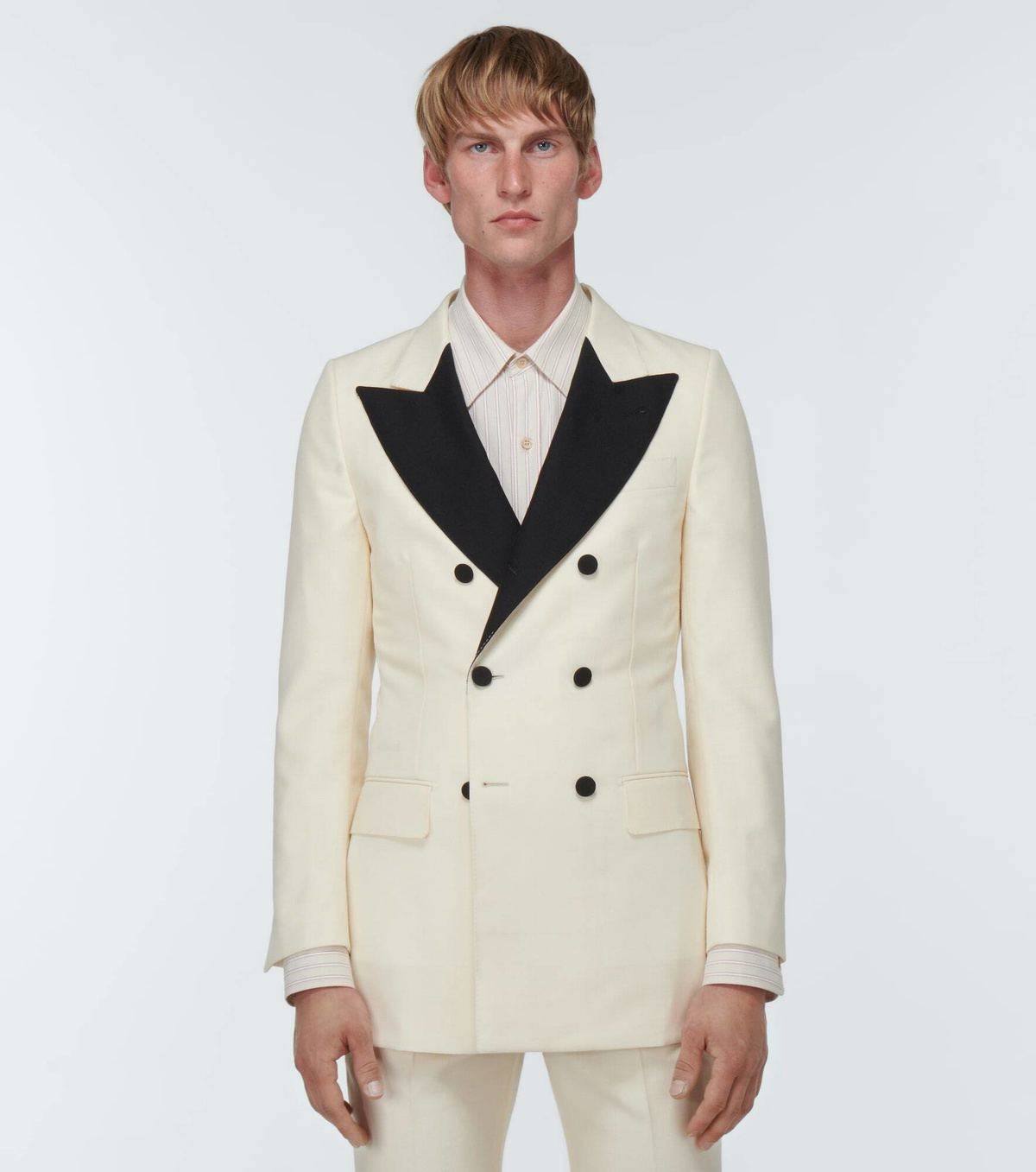 Gucci - Double-breasted wool and mohair suit jacket Gucci