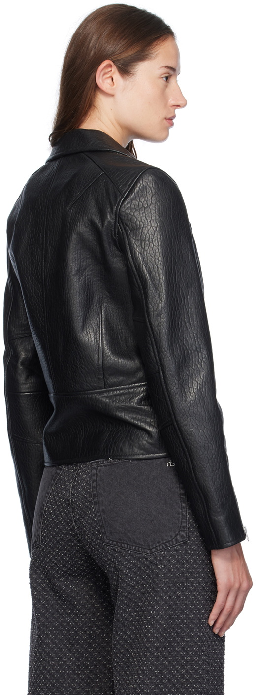 rag & bone Black Arrow Leather Jacket Rag and Bone