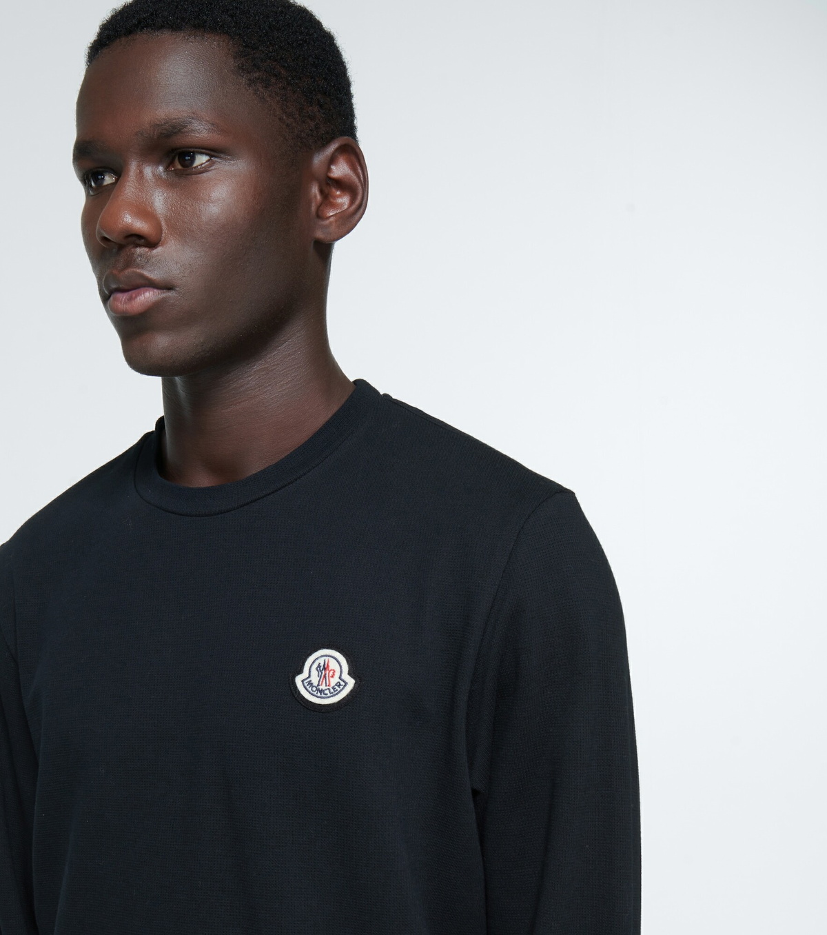 Moncler - Logo cotton top Moncler