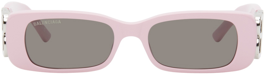 Balenciaga Pink Dynasty Rectangle Sunglasses Balenciaga