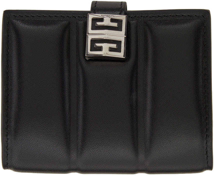 Givenchy Black 4G Padded Card Holder Givenchy