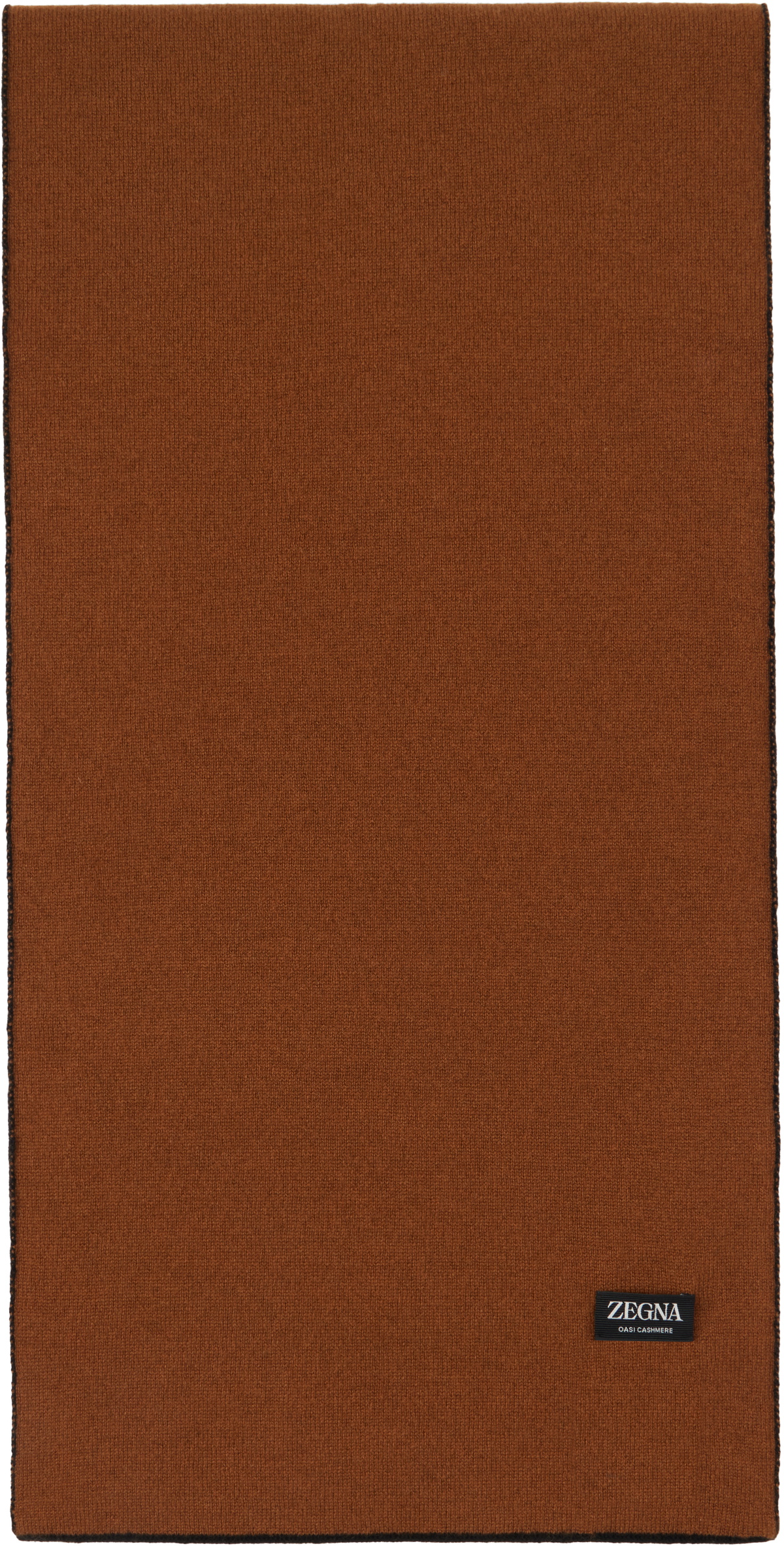 ZEGNA Black & Brown Oasi Cashmere Tubular Scarf Zegna