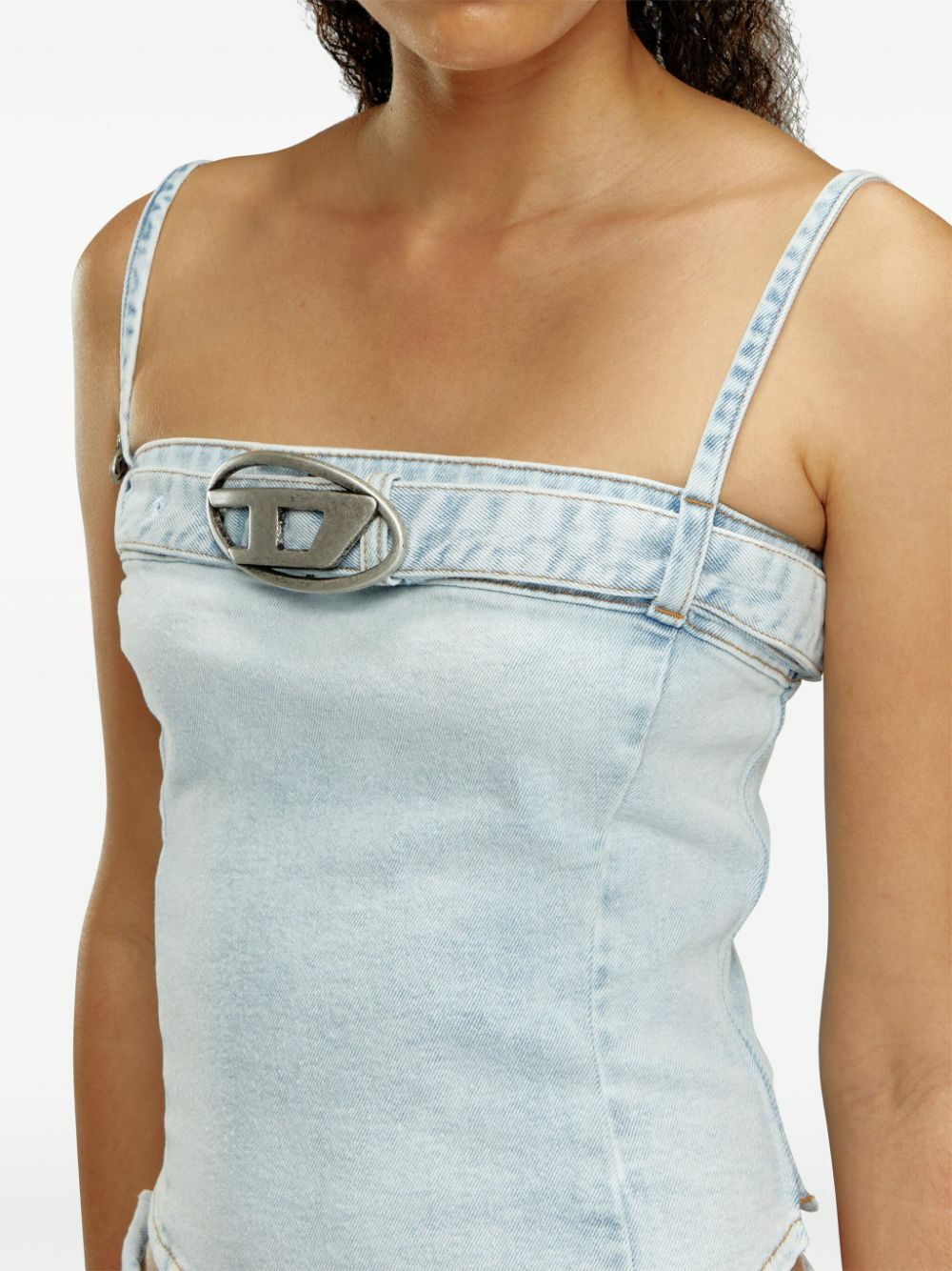 DIESEL - Logo Denim Top Diesel