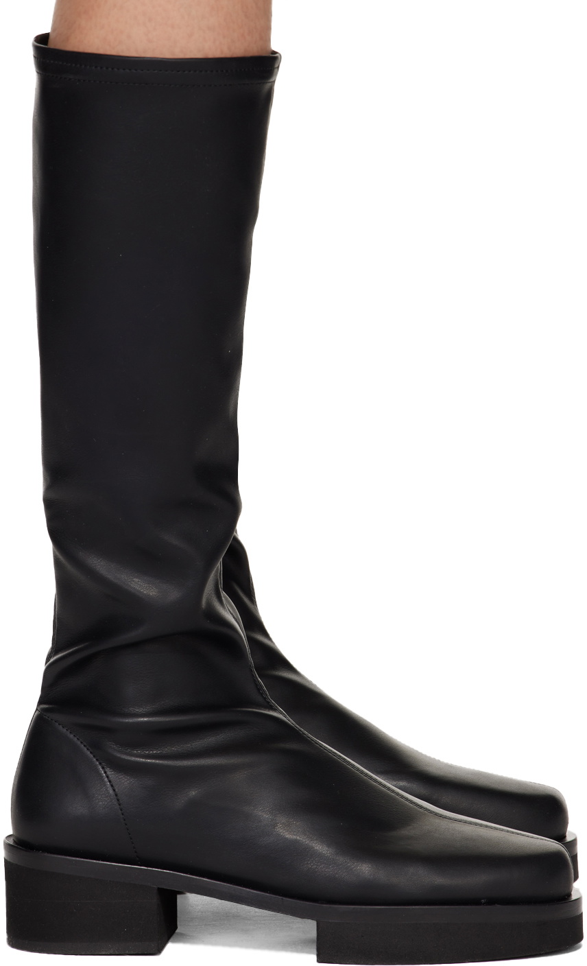 FRAME Black 'Le Remi' Knee Boots Frame Denim