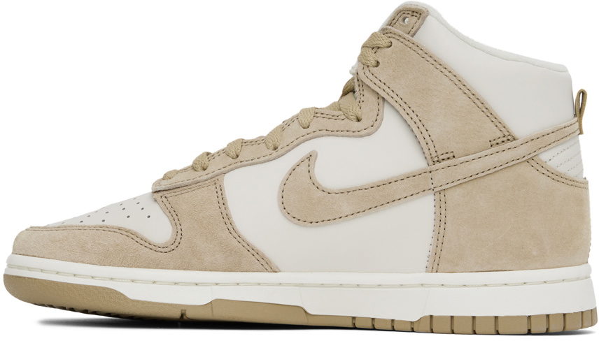 Nike White & Tan Dunk Retro High Sneakers Nike