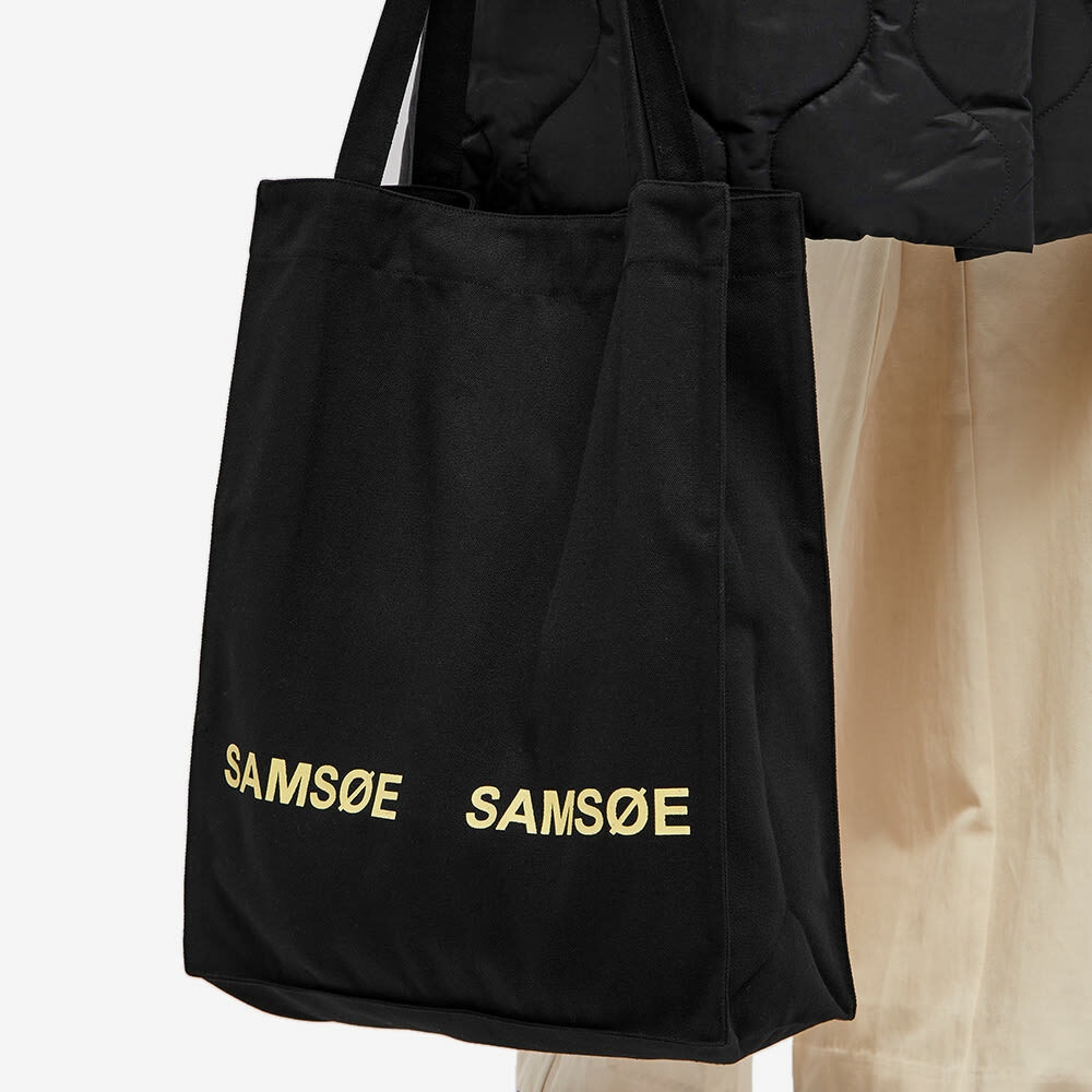Samsøe Samsøe Women's Luca Logo Shopper Bag in Black Samsøe Samsøe