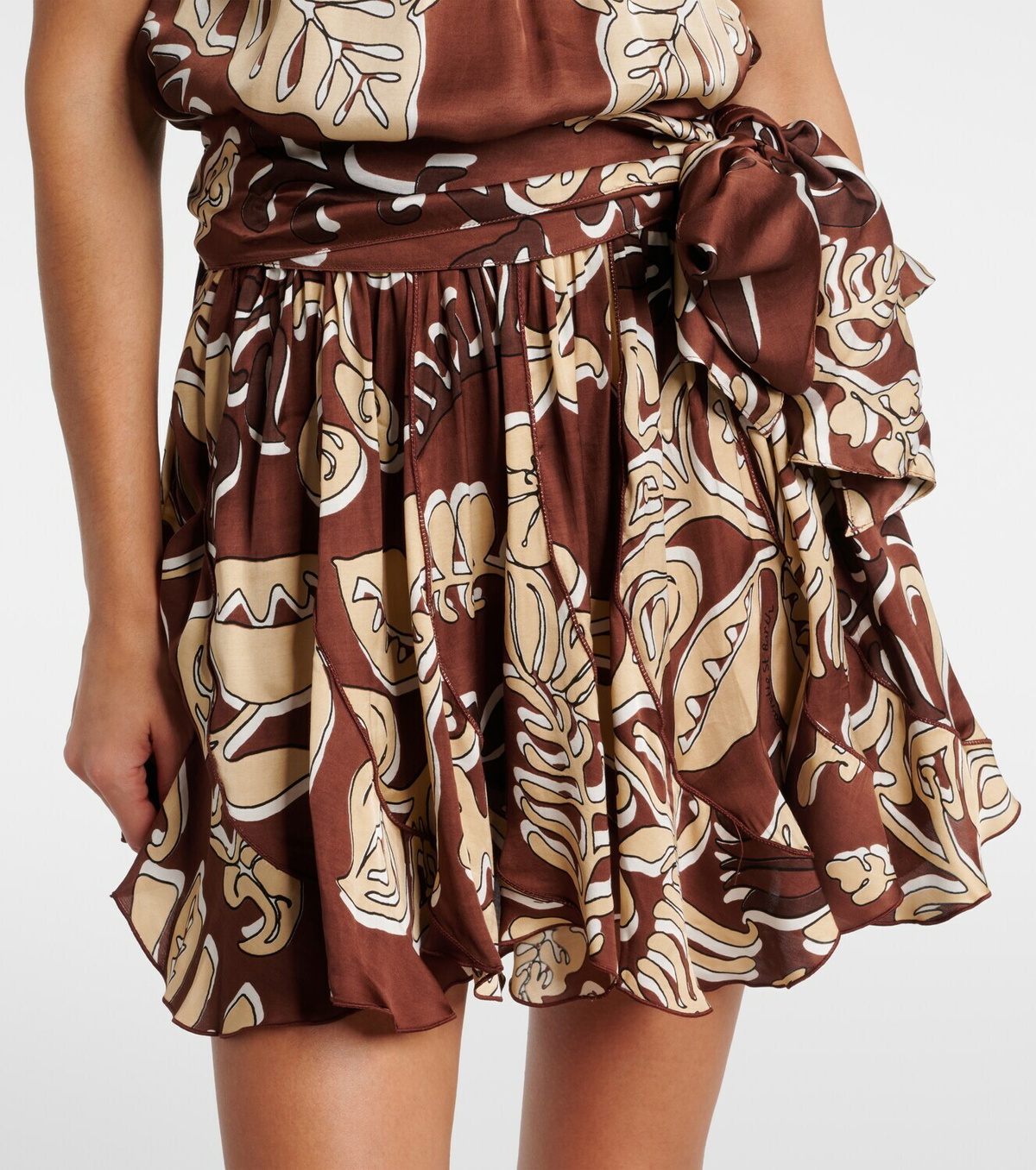 Poupette St Barth Bianca printed minidress Poupette St Barth