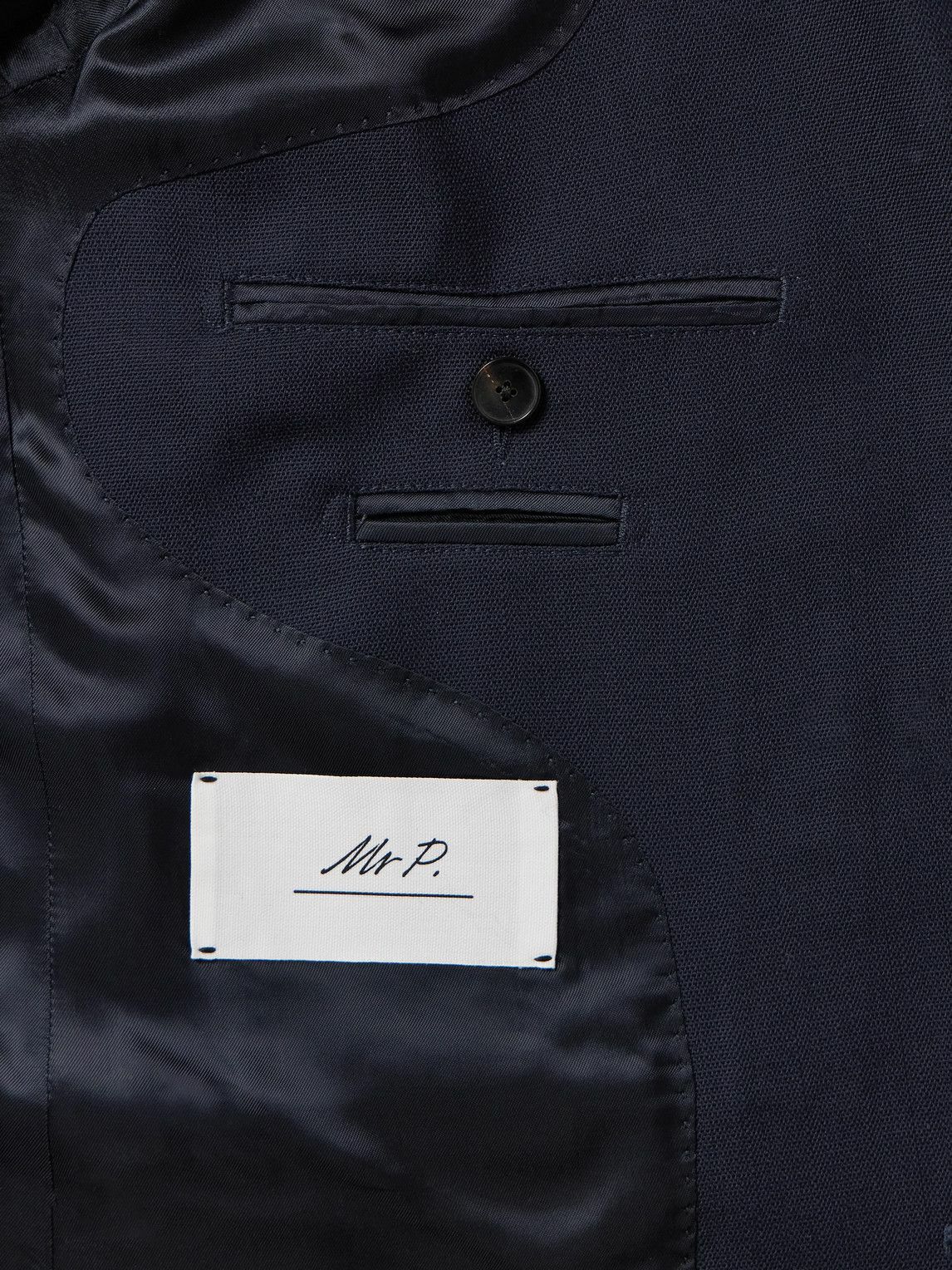 Mr P. - Twill Suit Jacket - Blue Mr P.