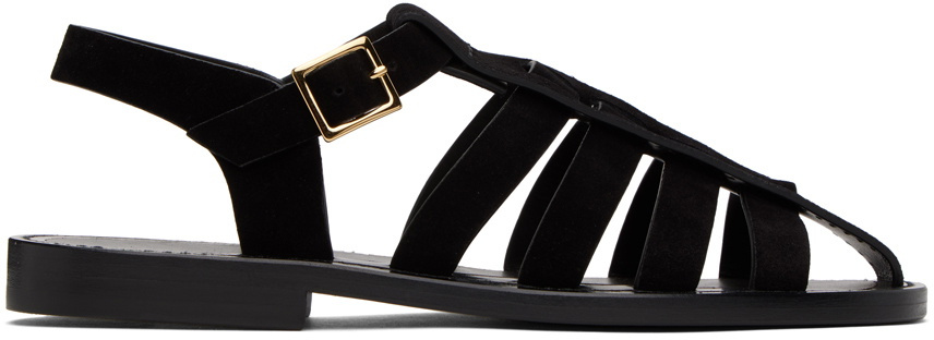 The Row Black Pablo Sandals The Row