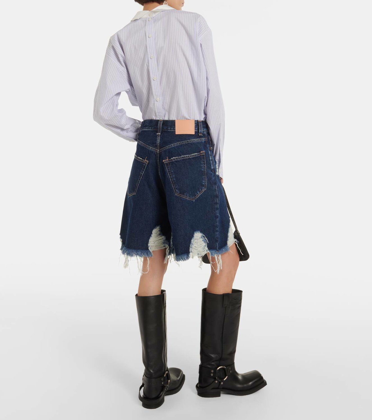 Acne Studios Distressed denim shorts Acne Studios
