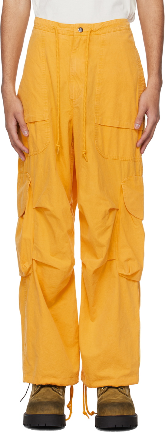 Entire Studios Yellow Freight Cargo Pants Entire Studios