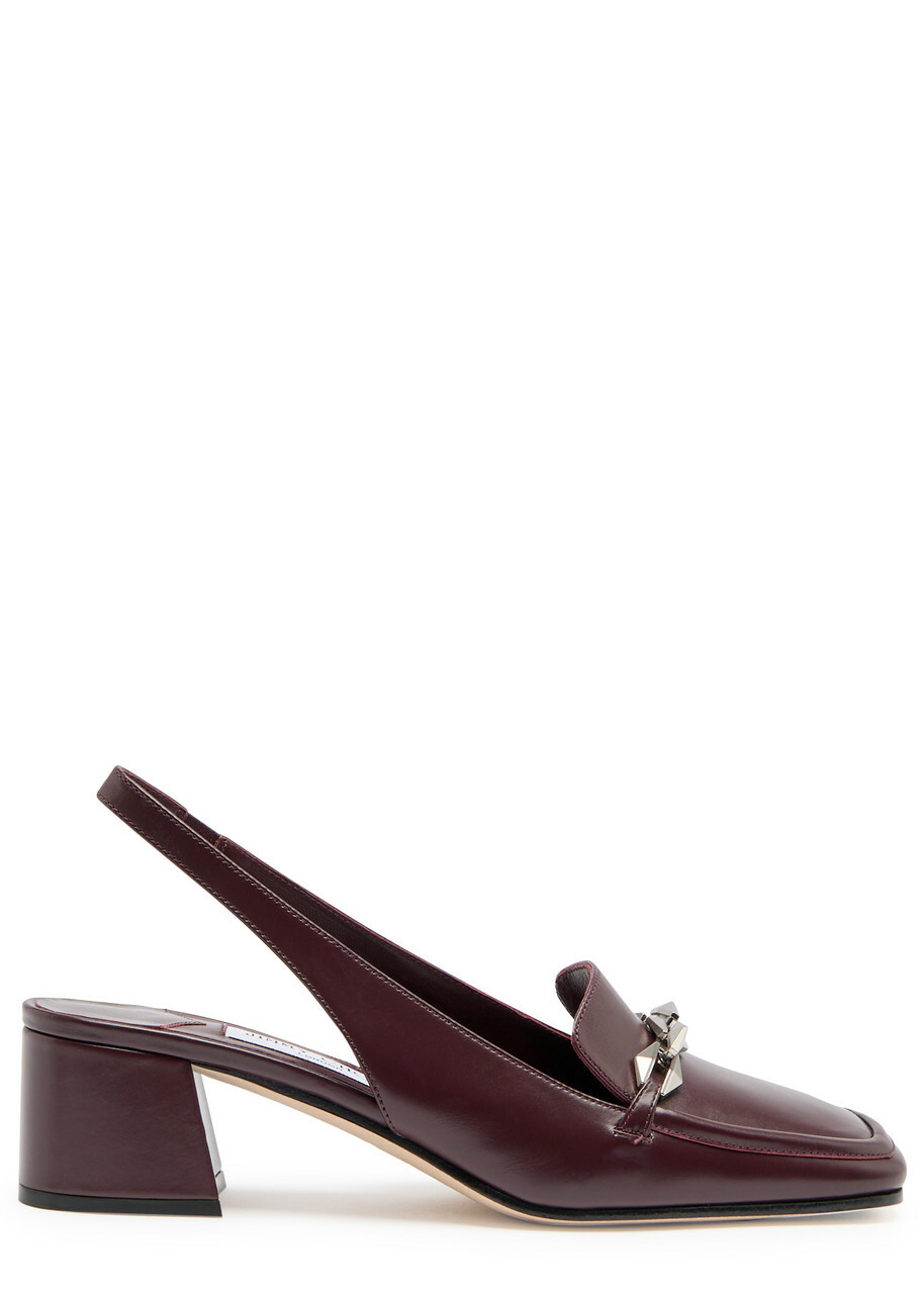 Jimmy Choo Diamond Tilda 45 Leather Slingback Pumps Jimmy Choo